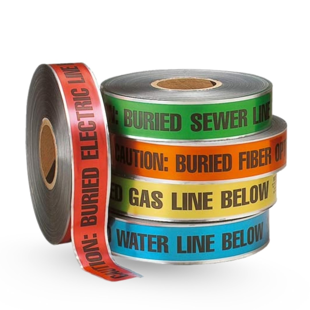 Detectable & Non-Detectable Caution Tape – TerraPlast
